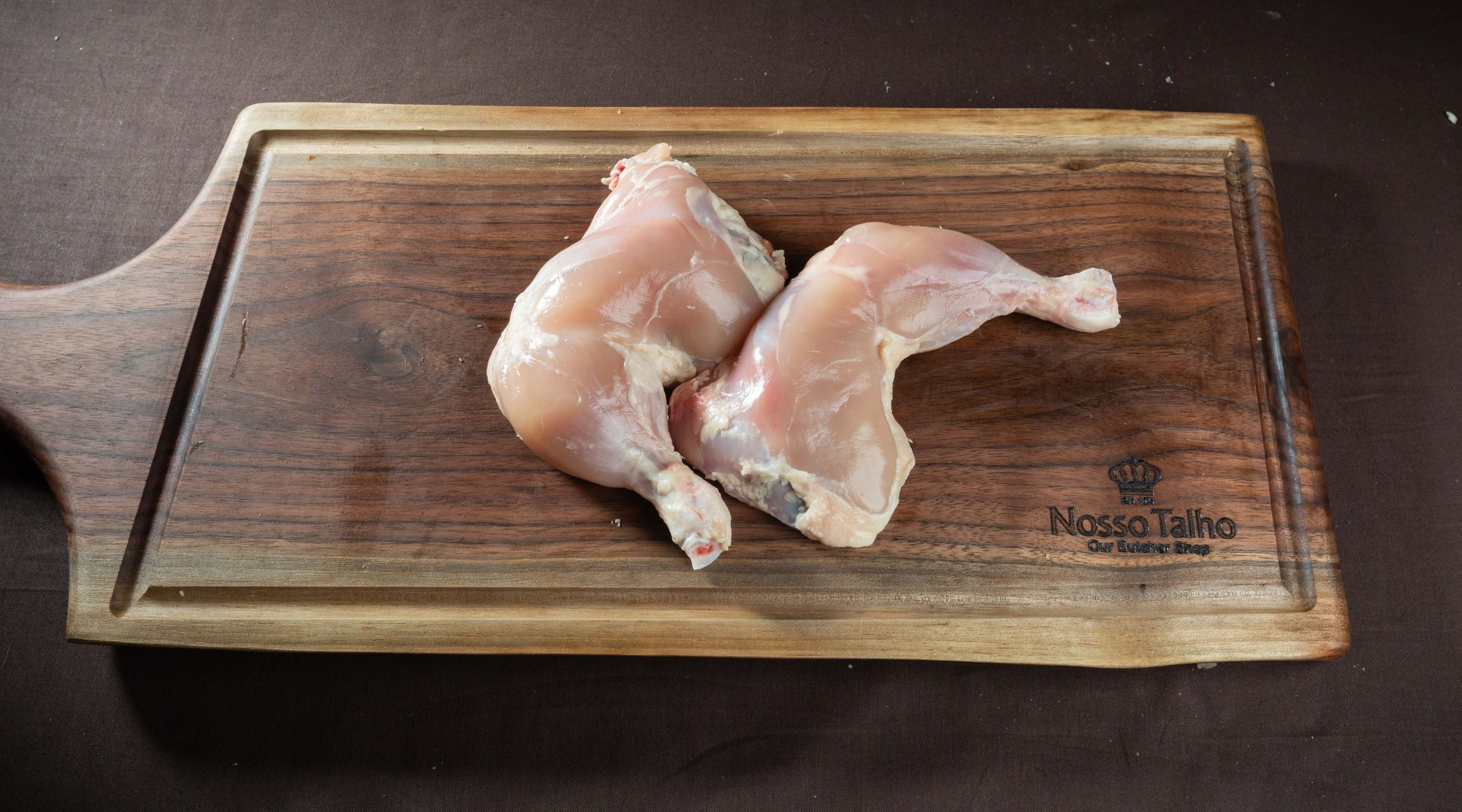 Chicken Legs, Back Attached, Skinless – Nosso Talho